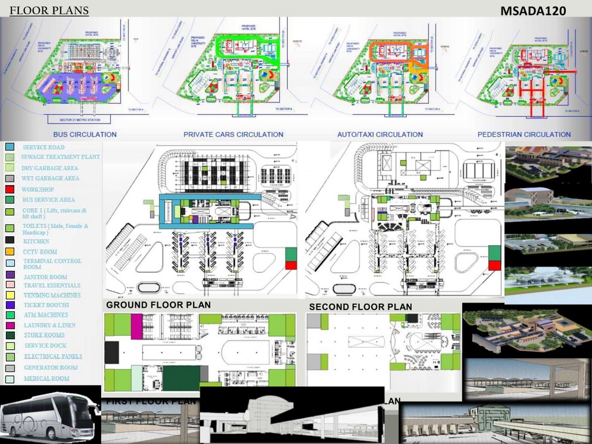 Inter State Bus Terminus, Dwarka by APOORVA GUPTA