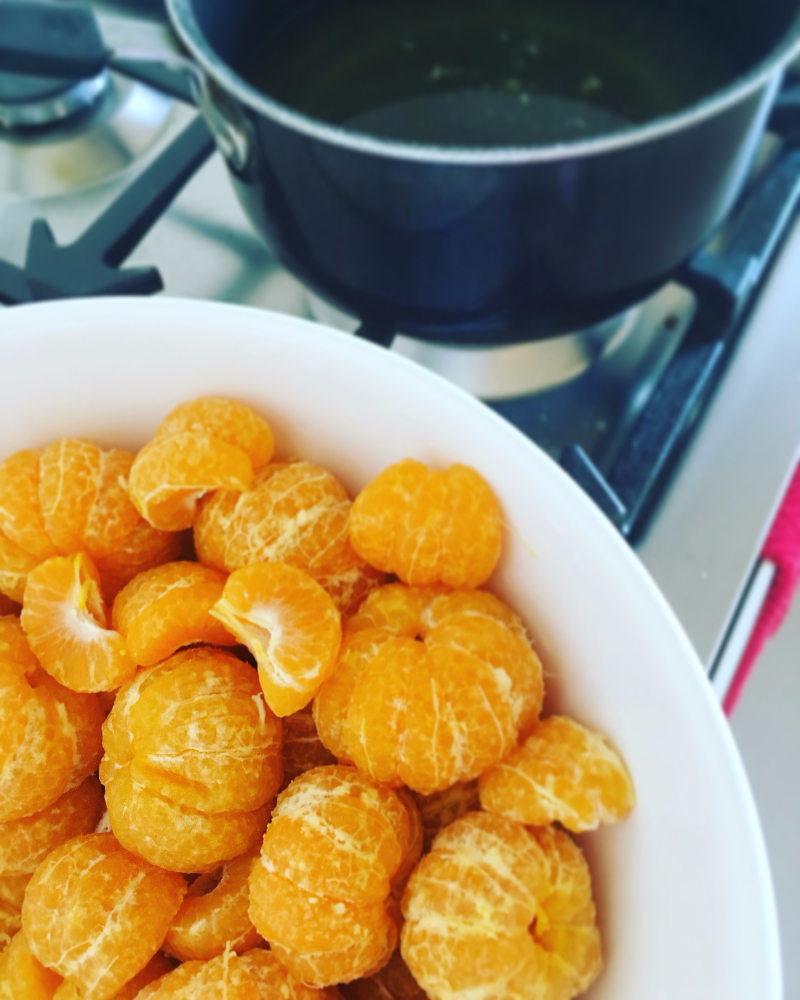 Mandarinas en conserva - Delirios de Cocina