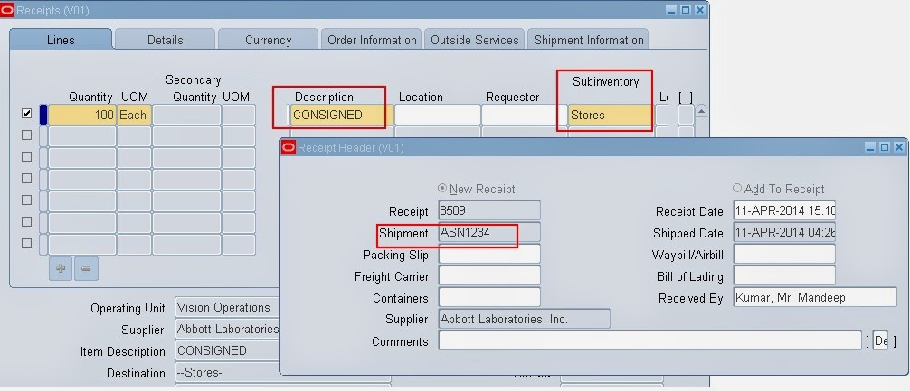 Consigned Inventory Flow in R12 |Simplifying Oracle E Business Suite