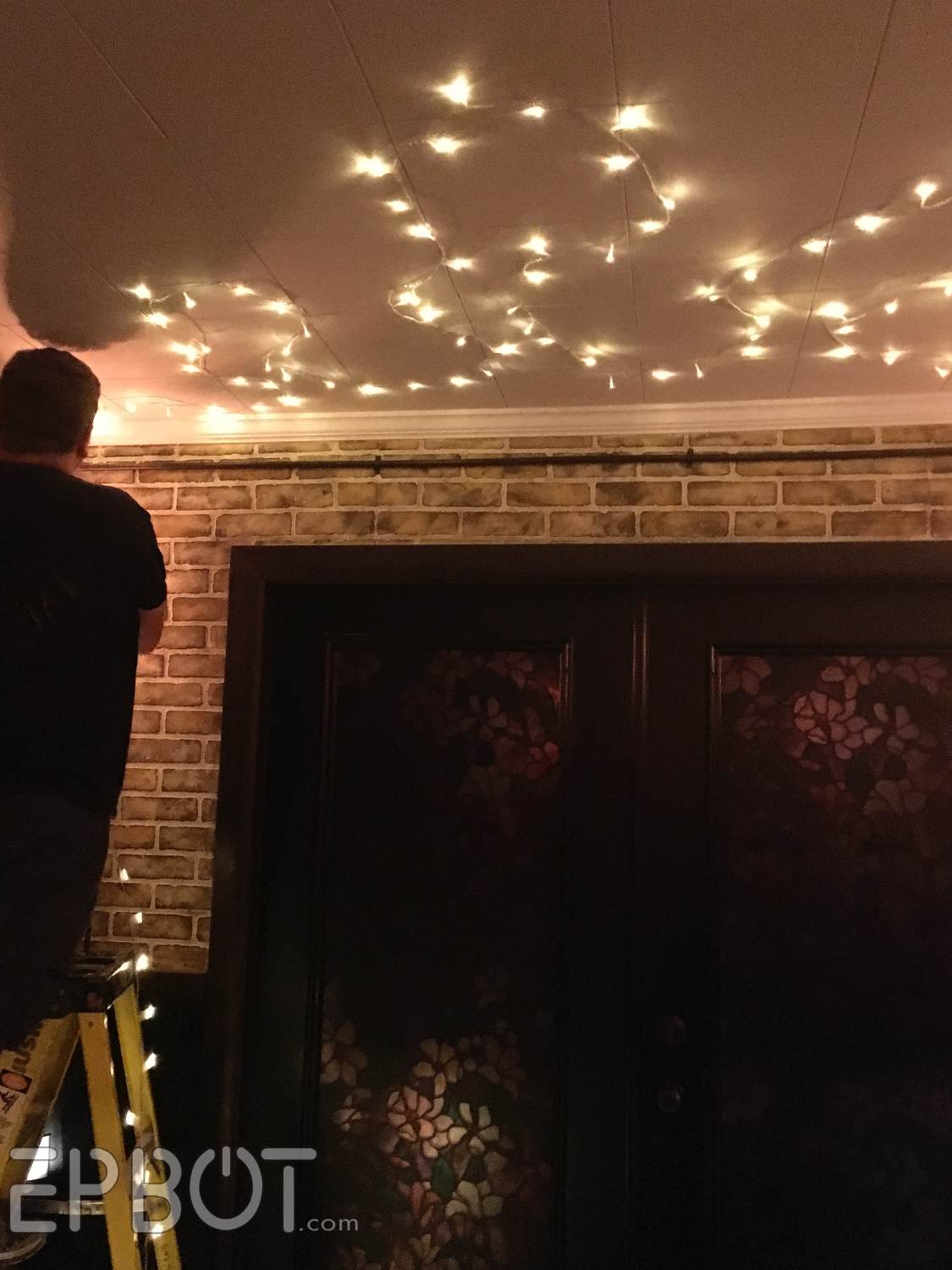 EPBOT: Our Magical Twinkle Light Ceiling, And How We Did It!