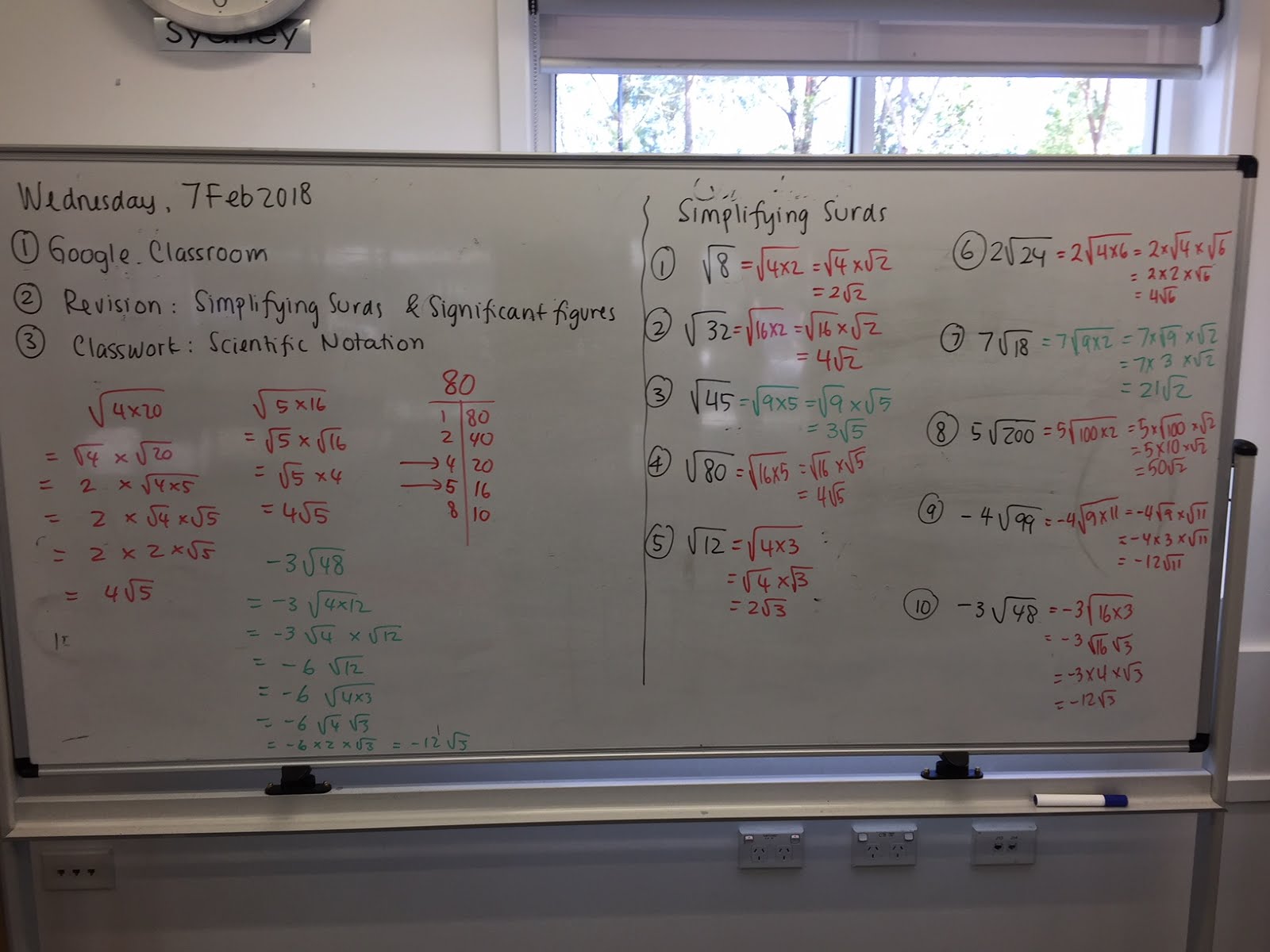 NBCS Maths 101: Year 9 Scientific Notation