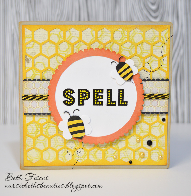 Beth's Beauties: Spelling Bee Card