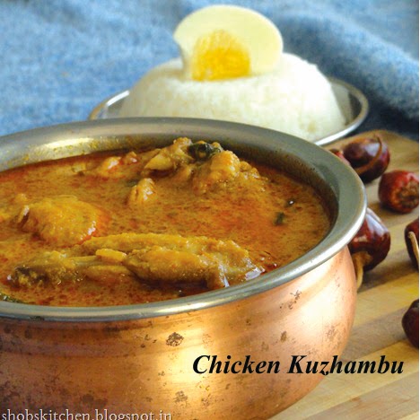 Chicken Kuzhambu - ShobsKitchen