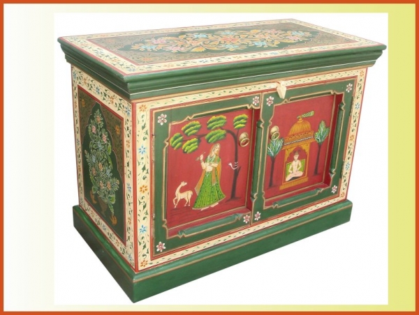 Indian Painted Furniture|Wooden Hand Painted Items
