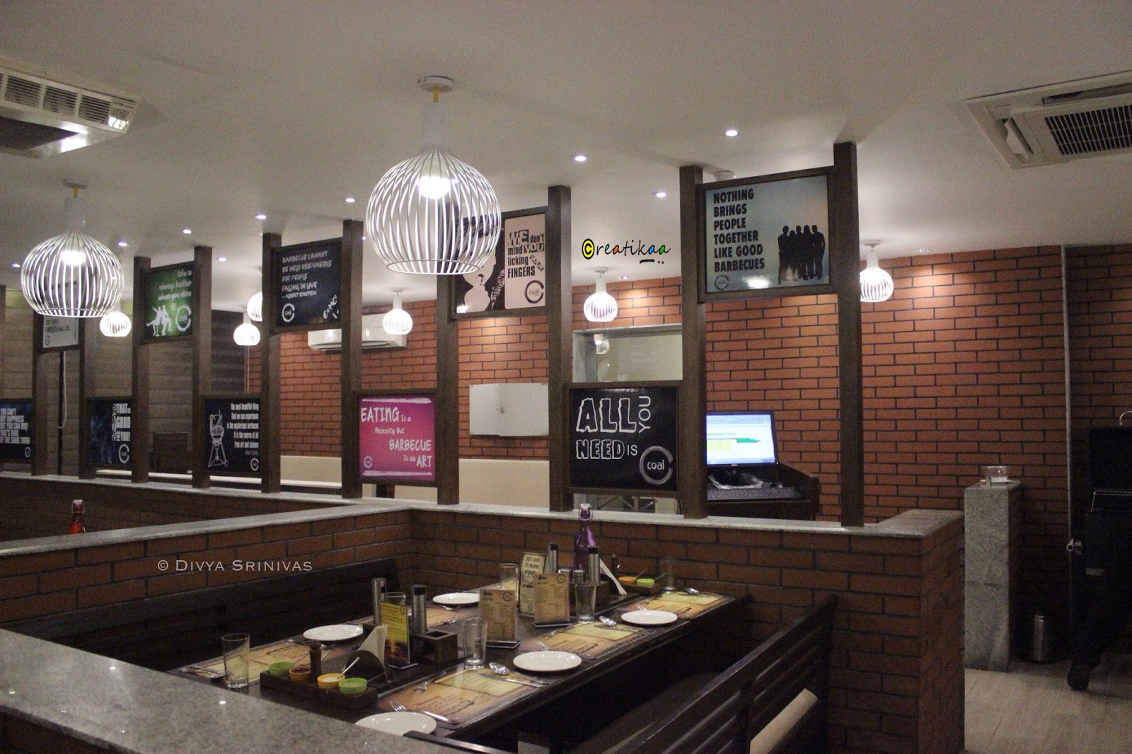 One More Barbeque - Coal Barbecue - Restaurant - Bloggers Meet - Creatikaa