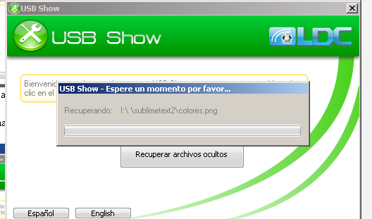 usb show como usar