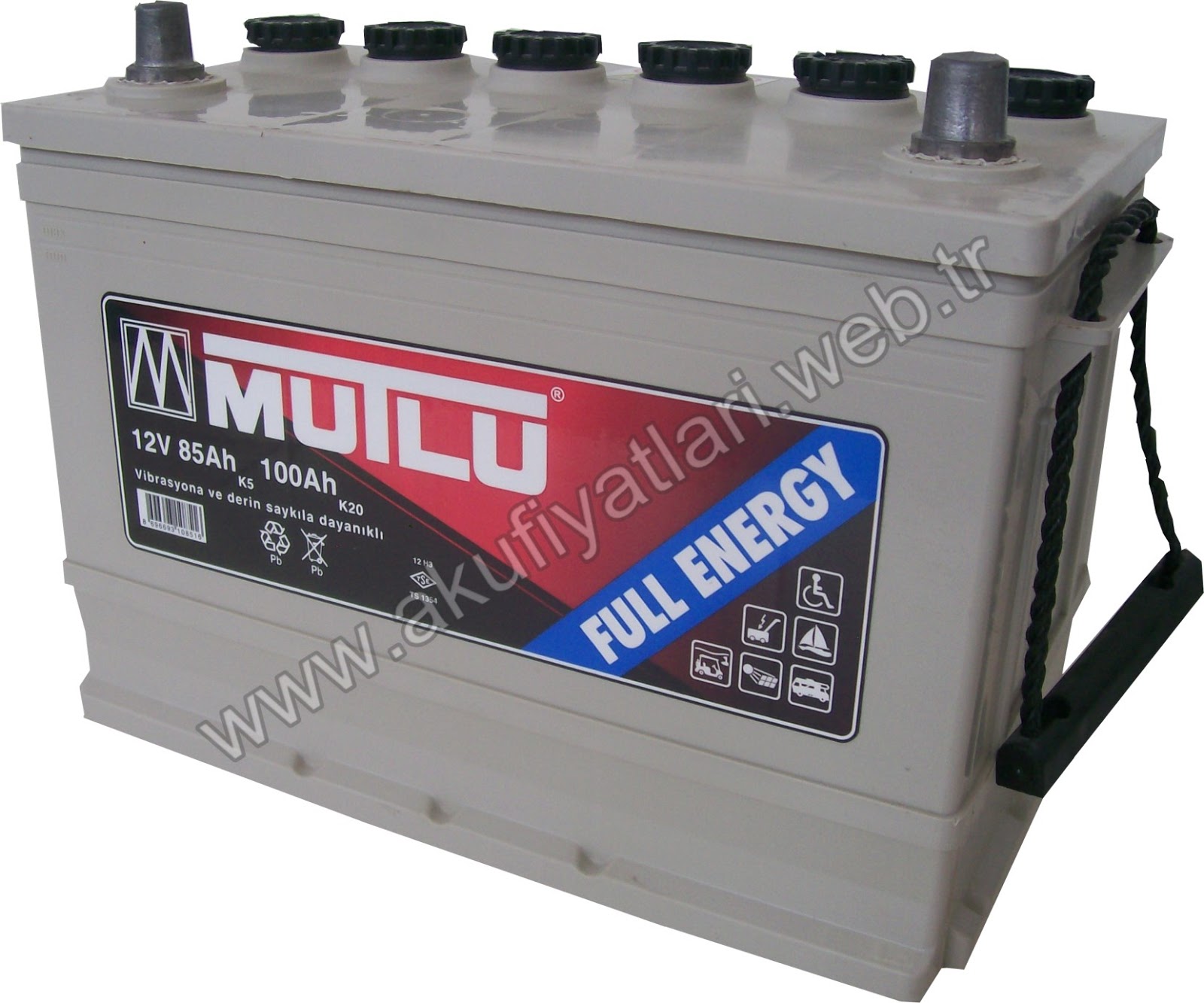 Akü Fiyatları: Mutlu 100 Amper Full Enerji Akü