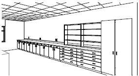 Protsman Elementary School - Design Concepts: Teacher's Workroom and Lounge