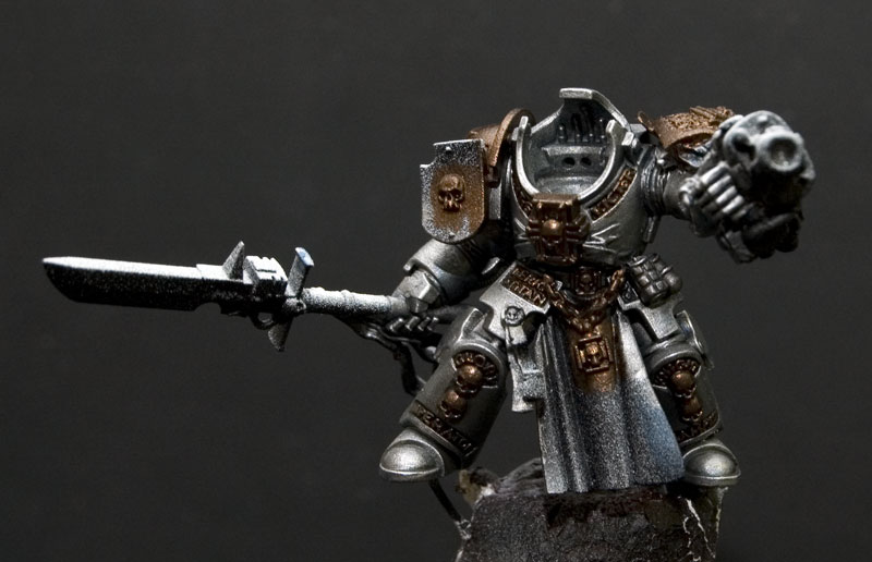 The Brush Brothers: Grey Knights Chapter Master painting tutorial (step ...