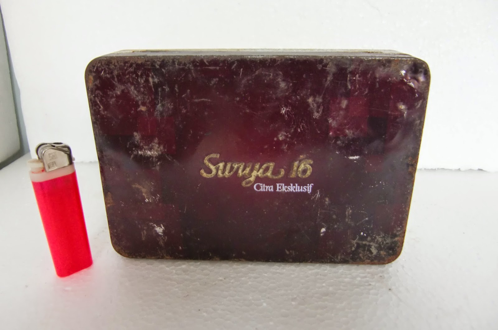 CILEGON ANTIK: Kaleng Rokok Surya 16 Citra Eksclusif