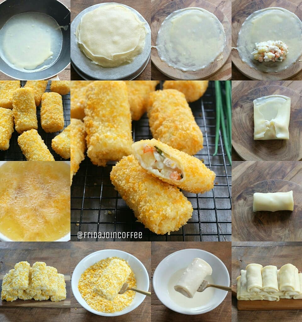 Resep Risoles Isi Sayur + Ayam. Lezatnya Mampu Luluhkan Hati Mertua 😂 ...