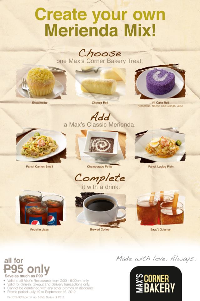 Max’s Corner Bakery: A New and Exciting Merienda Experience at Max’s ...