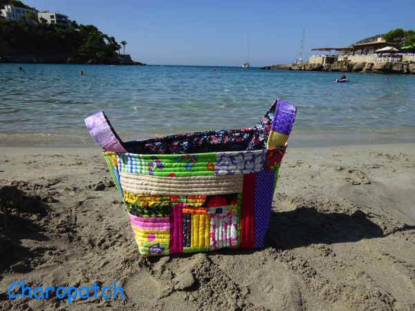 Charo's Patchwork: Tutorial "quilt as you go"