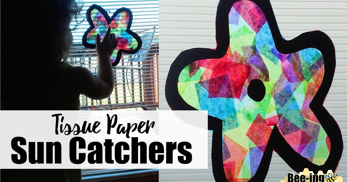 Tissue Paper Sun Catcher