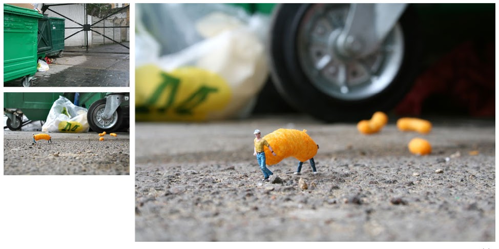 The Small Galleon: slinkachu.