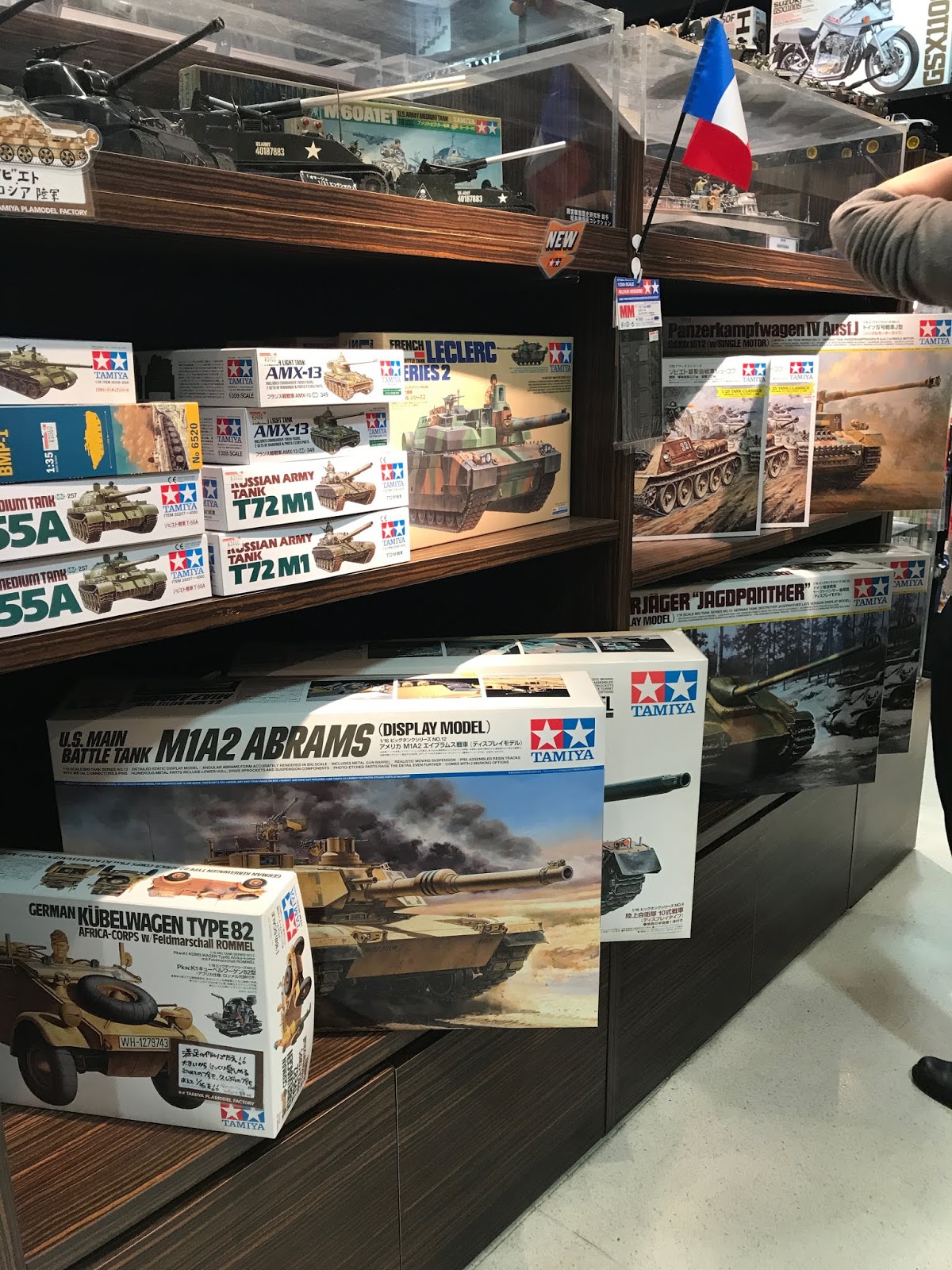 Art and Musings of a Miniature Hobbyist: A Visit to the Tamiya Plamodel ...