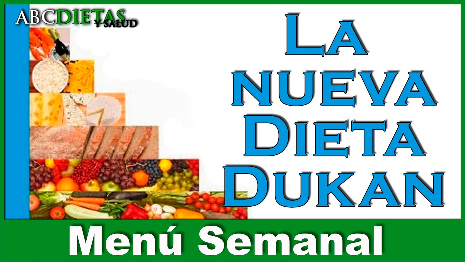 ABCDietas y Salud. Recetas, Información y Guía.: MENU DE 7 DÍAS NUEVA ...