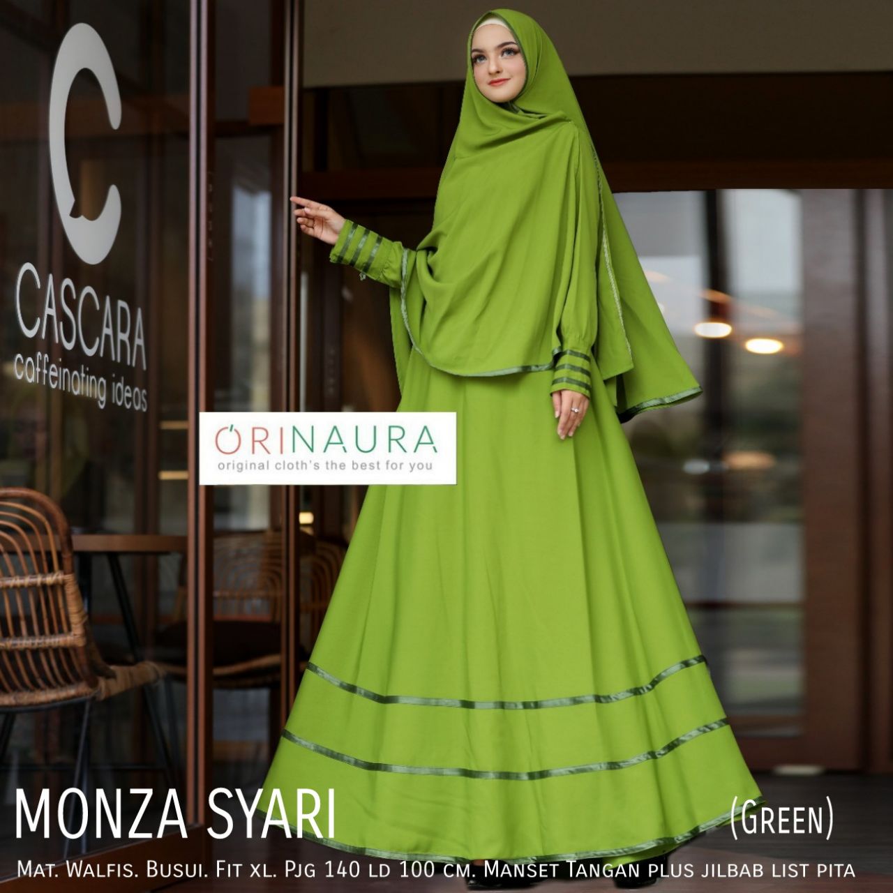 Baju Dress Muslim Set Jilbab Syari by Aliya ~ Ummu Aliya