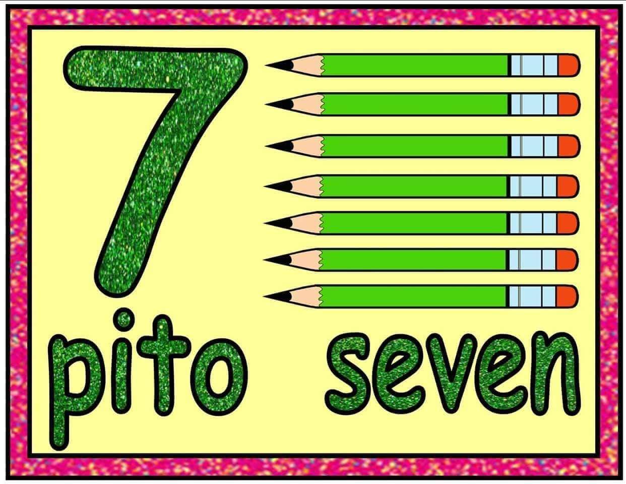 Teacher Fun Files: Number Flashcards English & Filipino