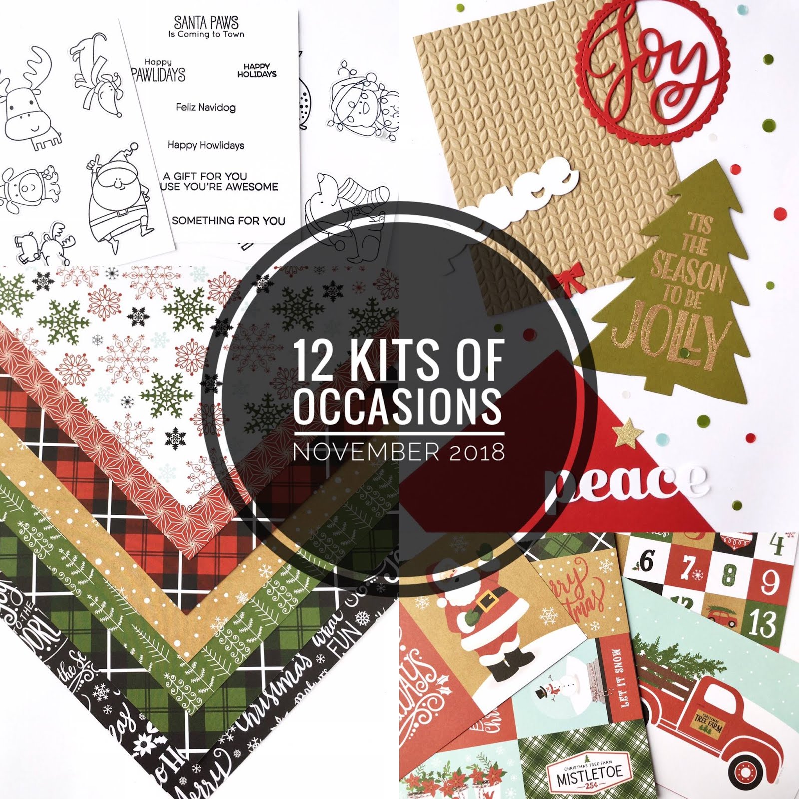 artful notions: 12 Kits of Occasions: November It's Christmas!