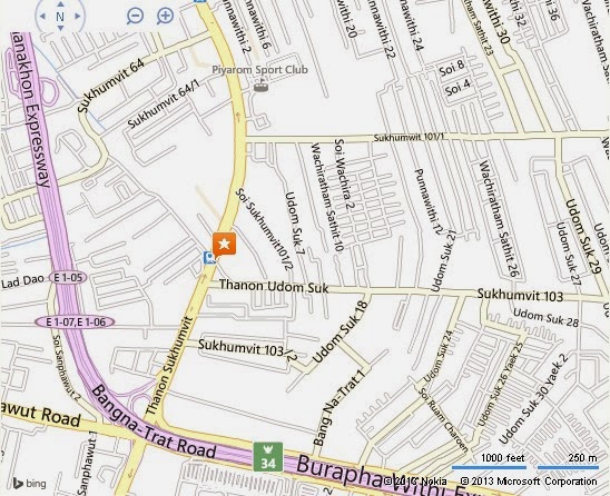 Detail King Rama IX Park Bangkok Location Map | About BTS Bangkok ...