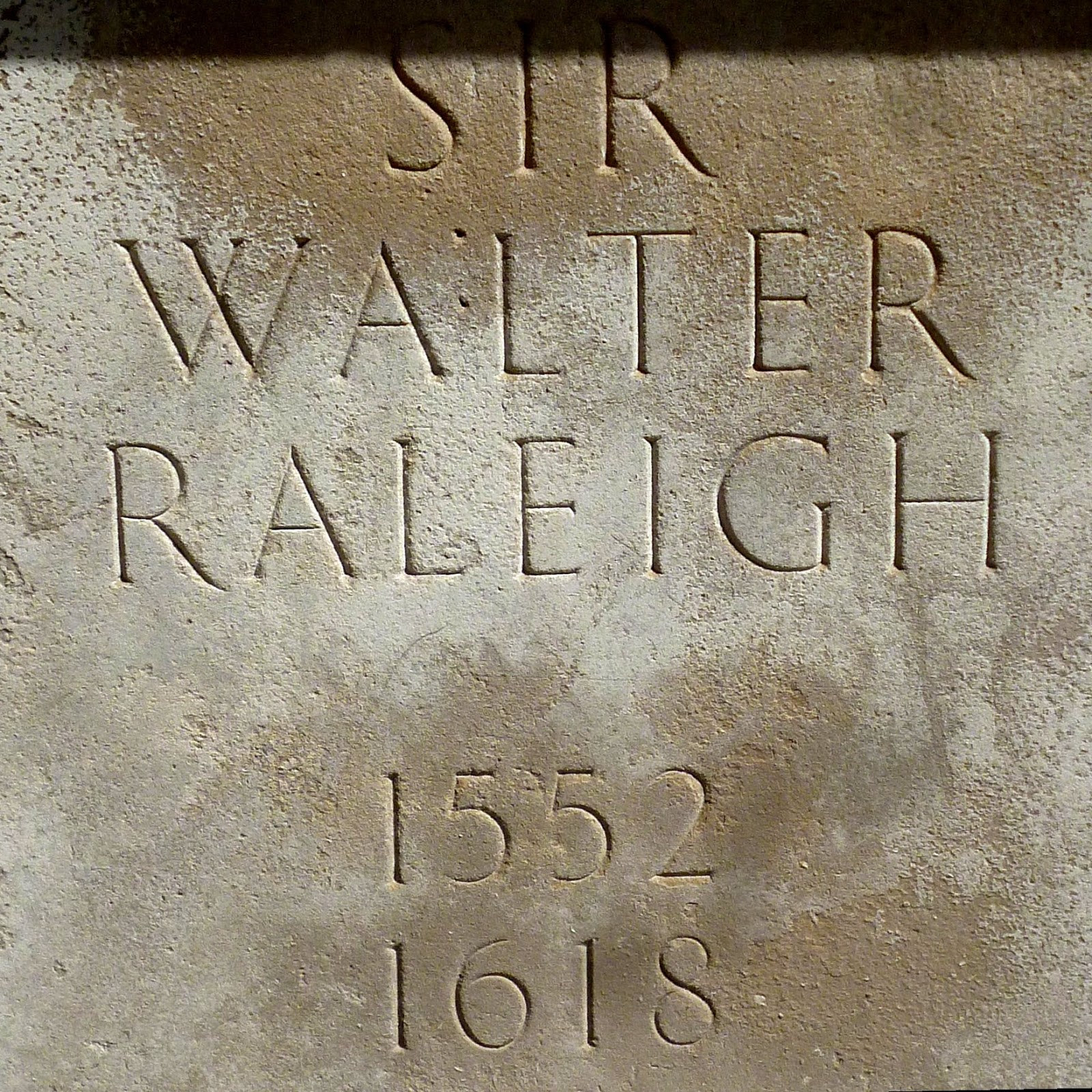 Dr Tony Shaw: Sir Walter Raleigh in Greenwich: London #52