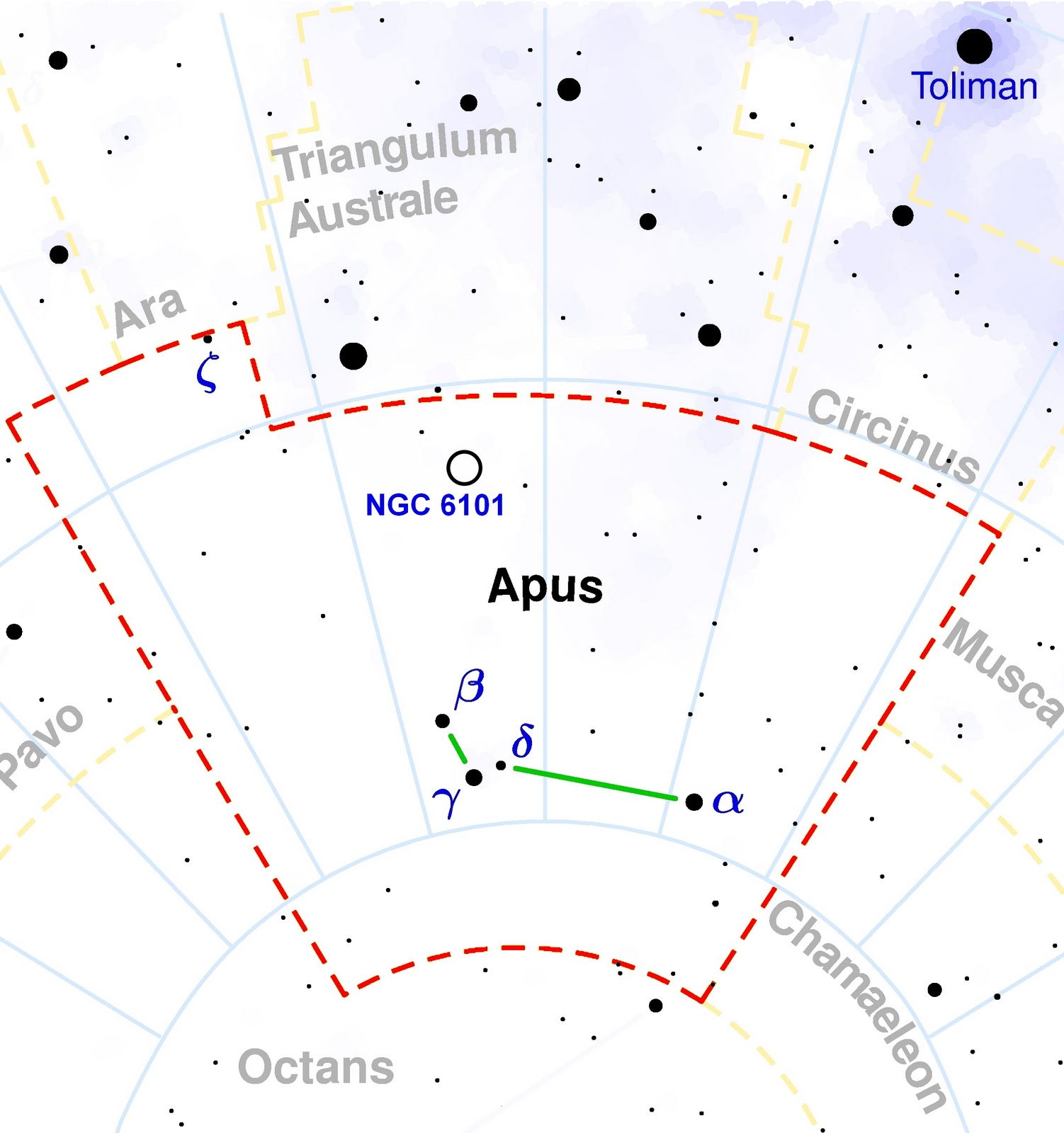 Astronomia: Apus ( Ave do Paraíso )
