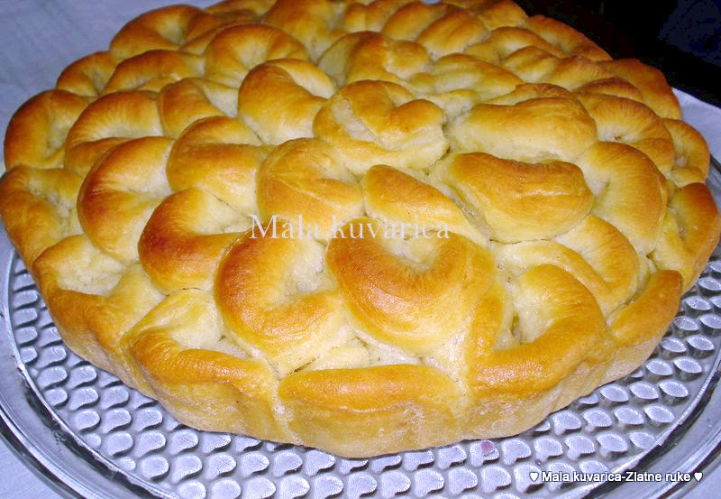 MALA KUVARICA - ZLATNE RUKE: Posna pogača - hleb