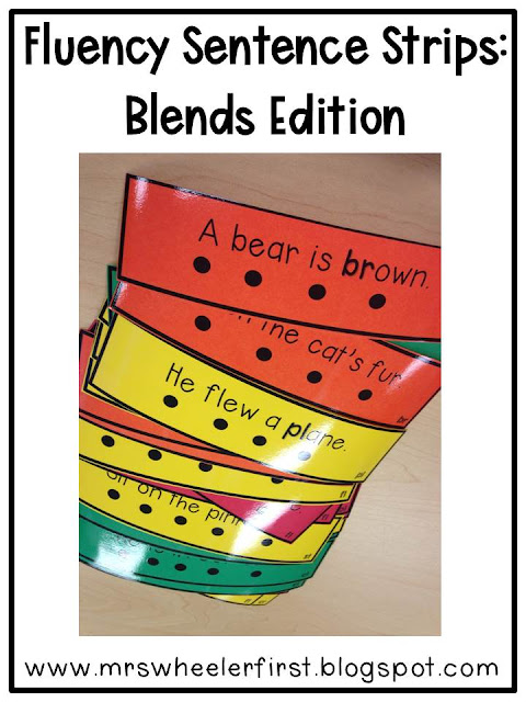 Mrs. Wheeler's First Grade Tidbits: Fluency Strips