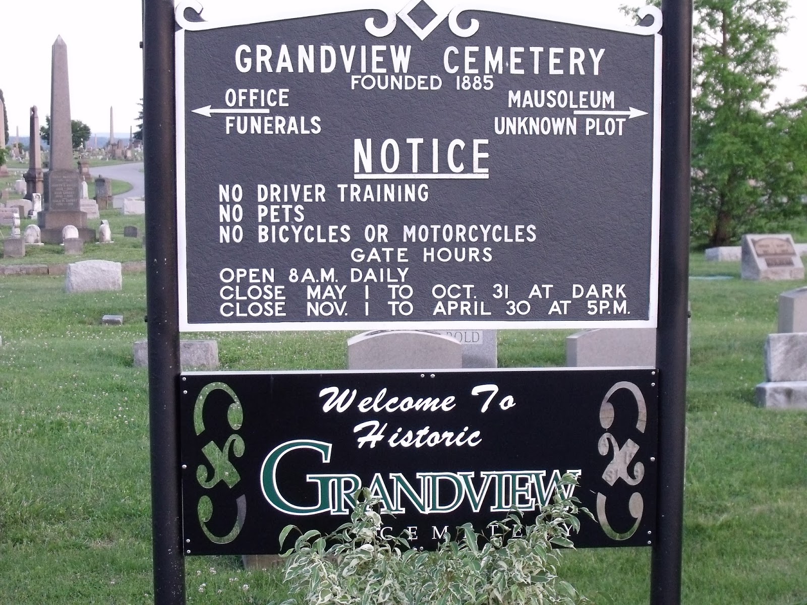 Discovery PA: Grandview Cemetery of Johnstown