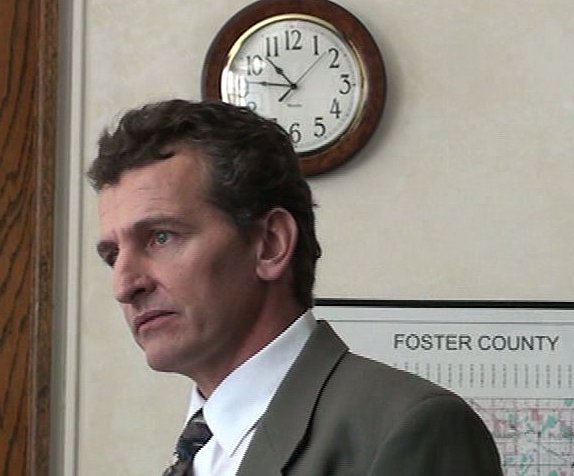 Carrington, North Dakota: Foster County Commission Chairman Josh Dreher ...