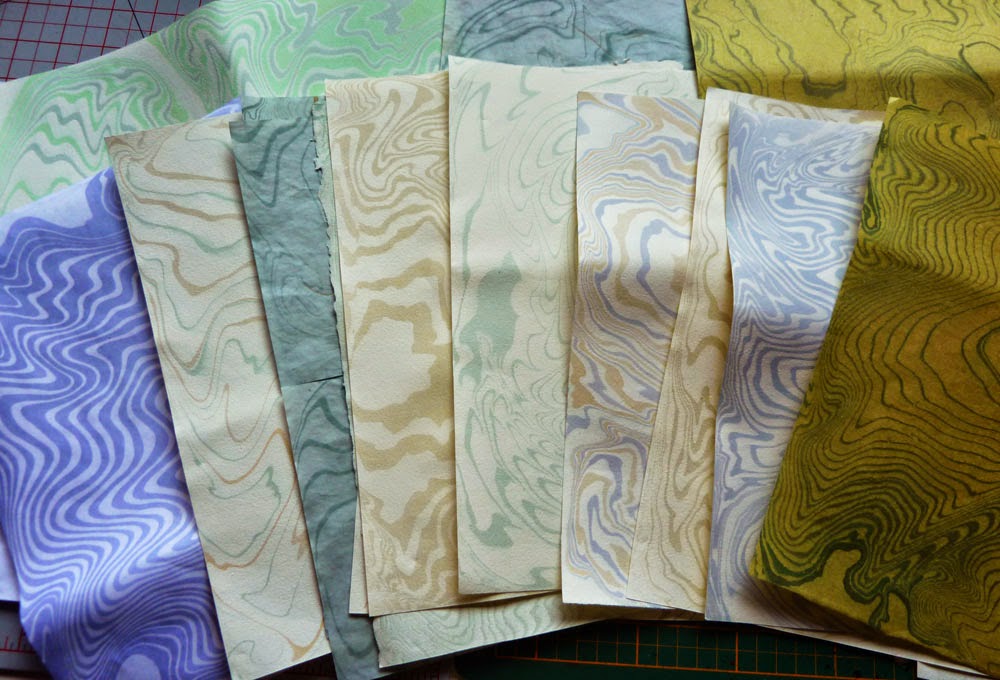 MyHandboundBooks: An afternoon of Japanese Marbling