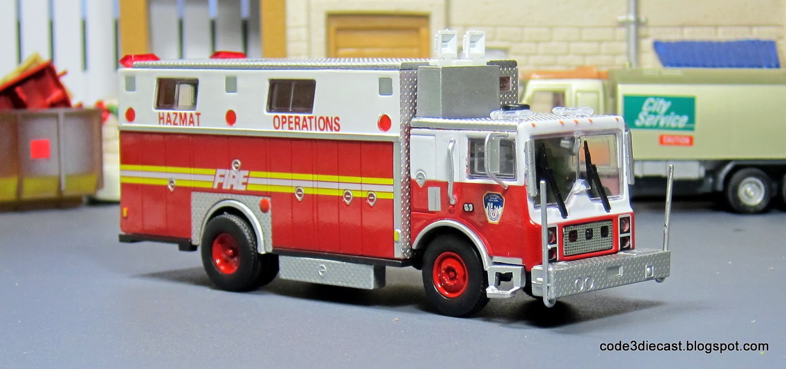 My Code 3 Diecast Fire Truck Collection: Mack Hazmat Operations Truck