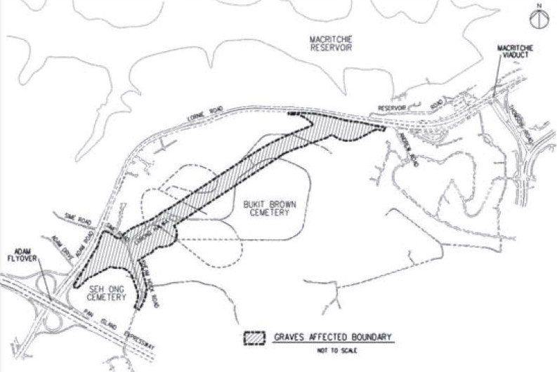 Road that will cut through Bukit Brown to proceed