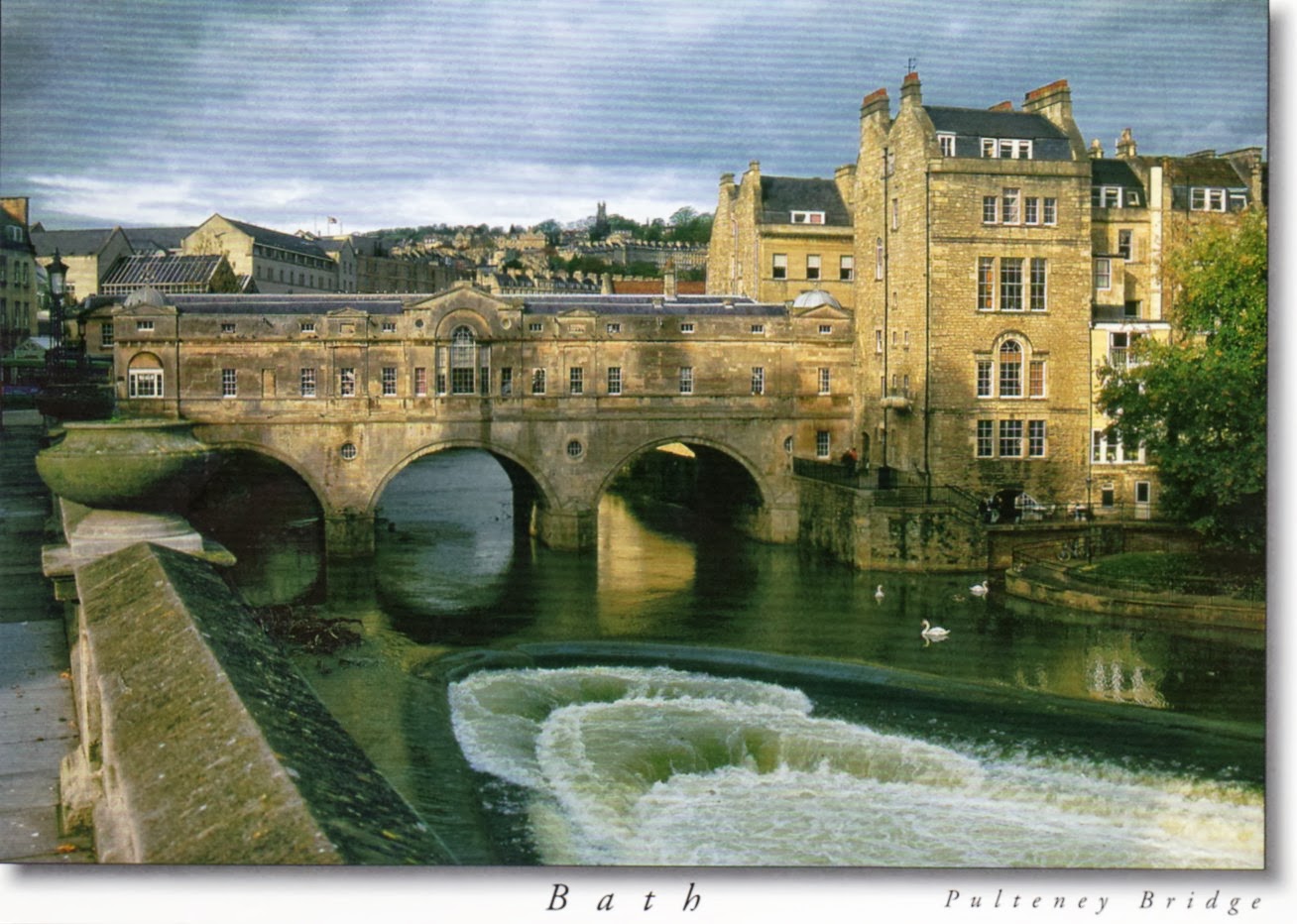 Postcards Around the World: City of Bath, England - United Kingdom ...