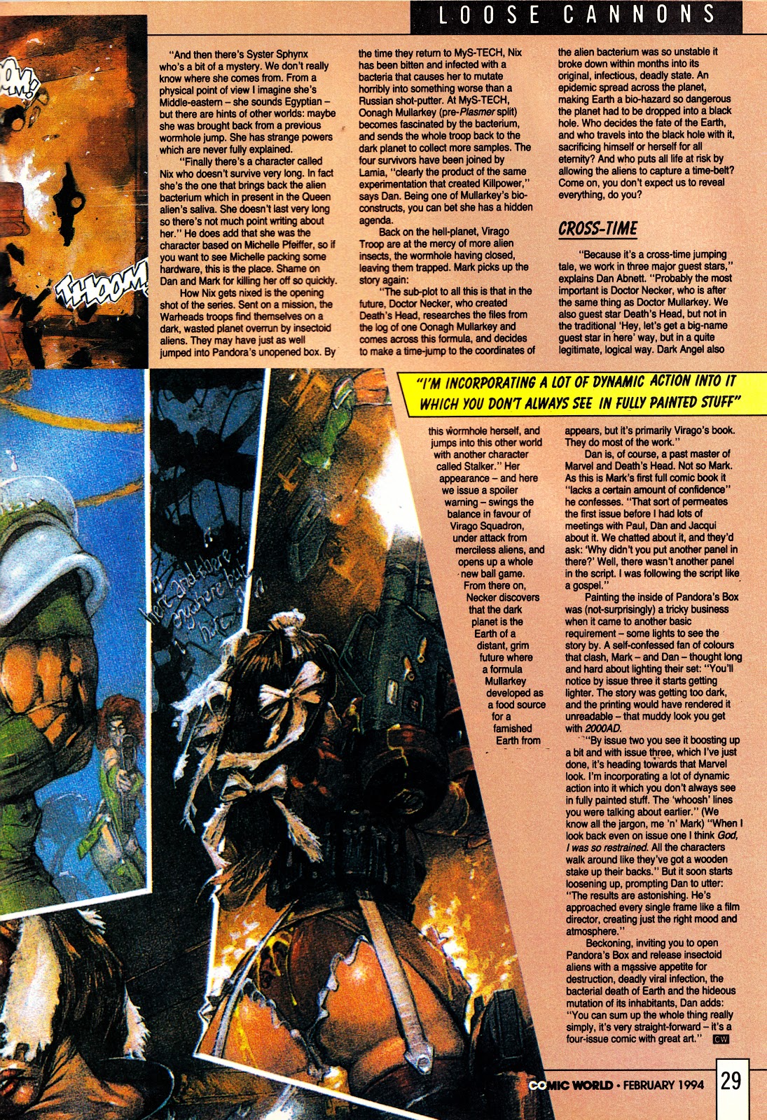 STARLOGGED - GEEK MEDIA AGAIN: 1994: LOOSE CANNONS FROM MARVEL UK IN ...