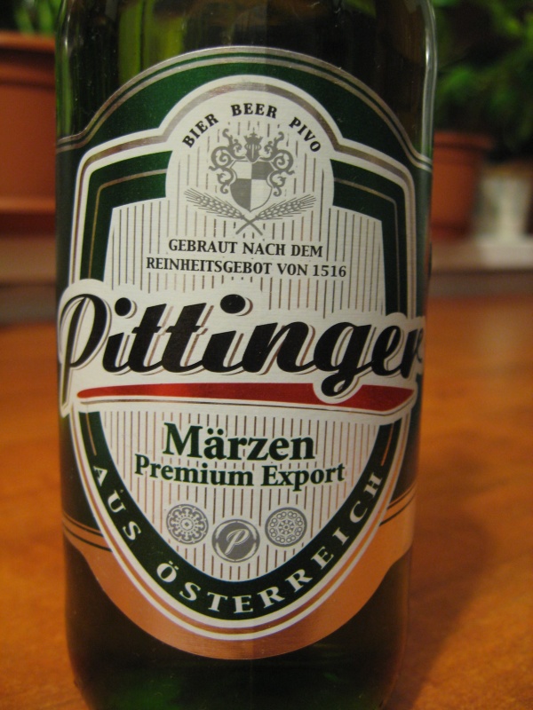 Sörök bemutatója, tesztje: Pittinger Märzen Premium Export 5.2%