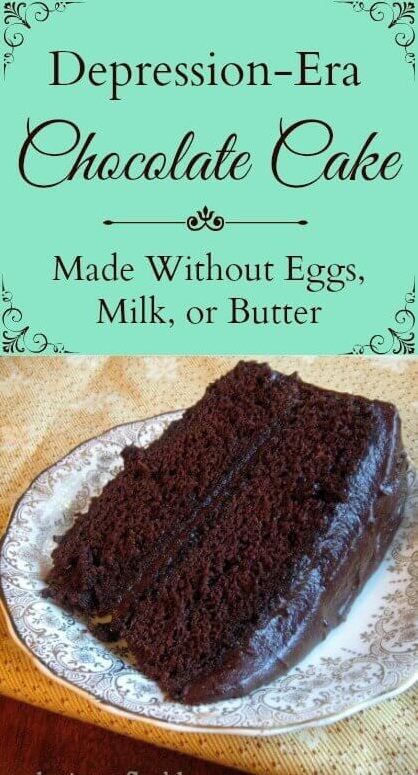 Depression Era Chocolate Cake - OFFICIAL KITCHEN