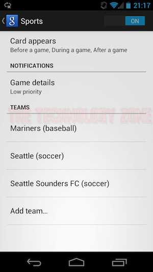 Google Adds Favorite Sports Teams And Movies To Google Now - The ...
