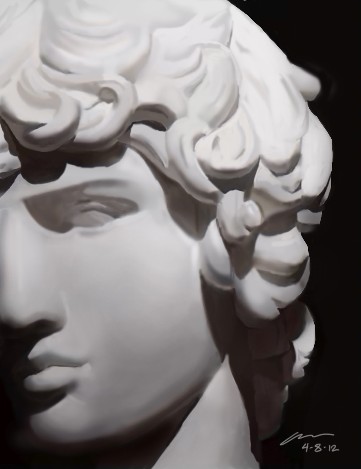 Sketchblog Chris Chien: Greek Sculpture Study