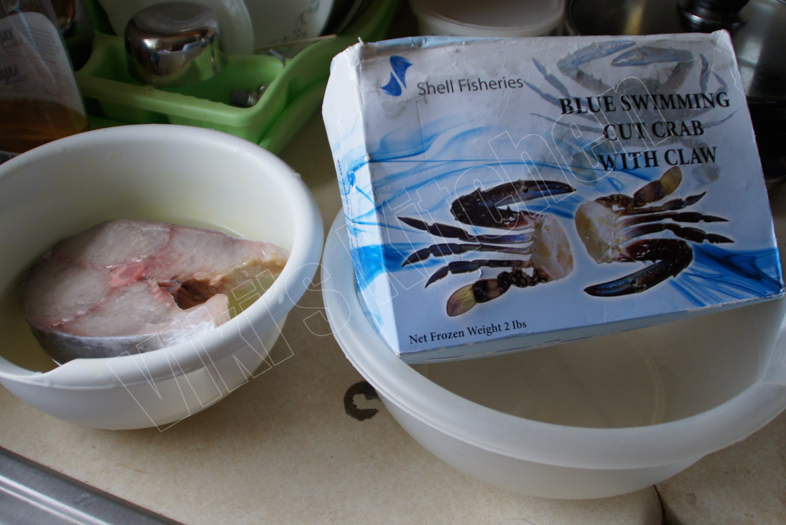 Viki 's Kitchen: Crab kulambu