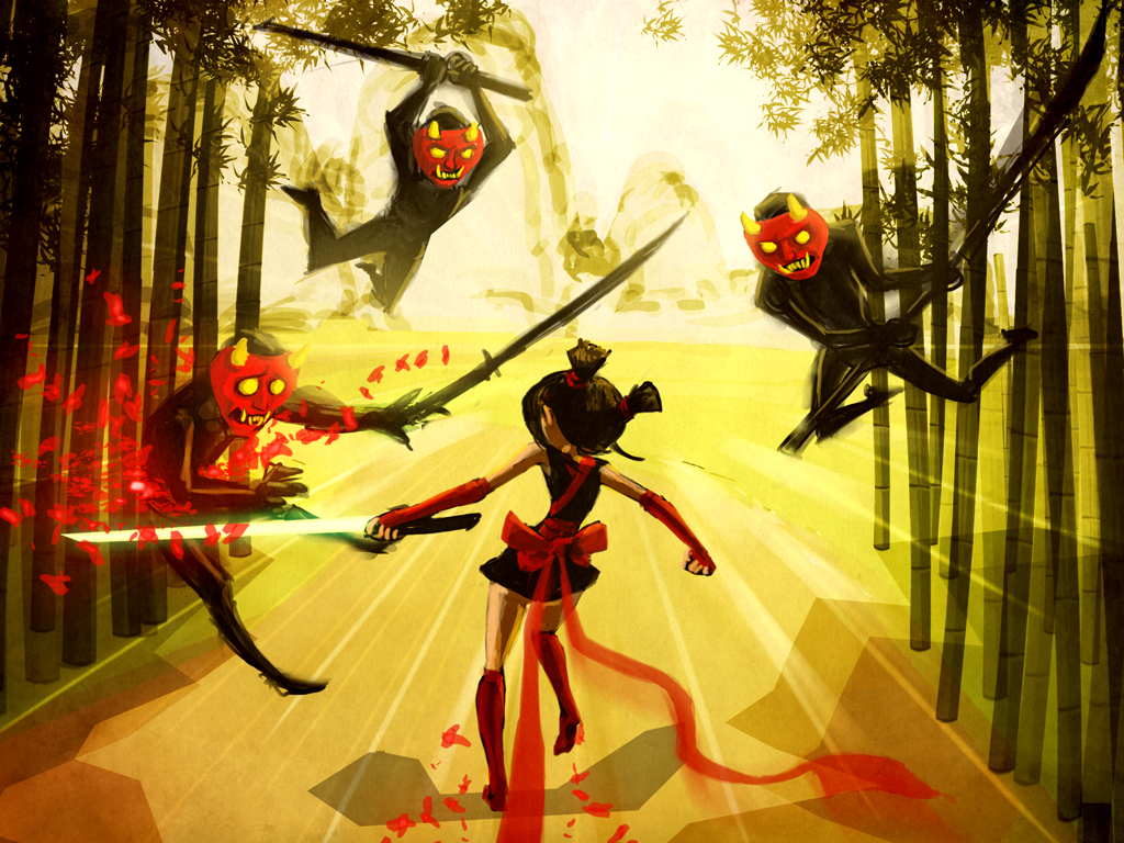 Jason Godbout: Banzai Blade character concept art