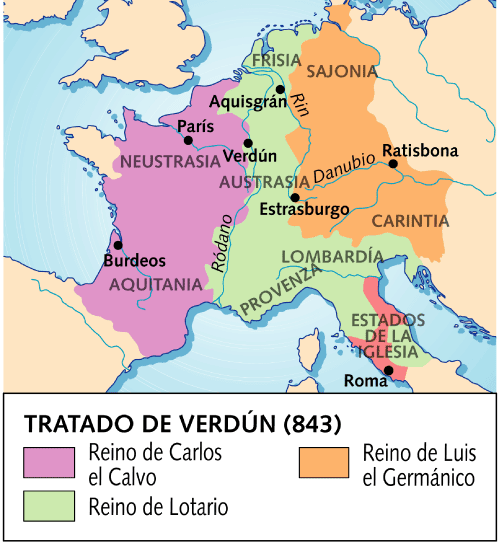 aulabierta: La fragmentación del Imperio Carolingio