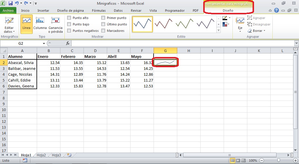 Resumen clave 6: Versiones de Excel