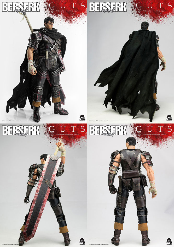 Pre-orders for 1/6 Berserk GUTS from Threezero begins Dec 14
