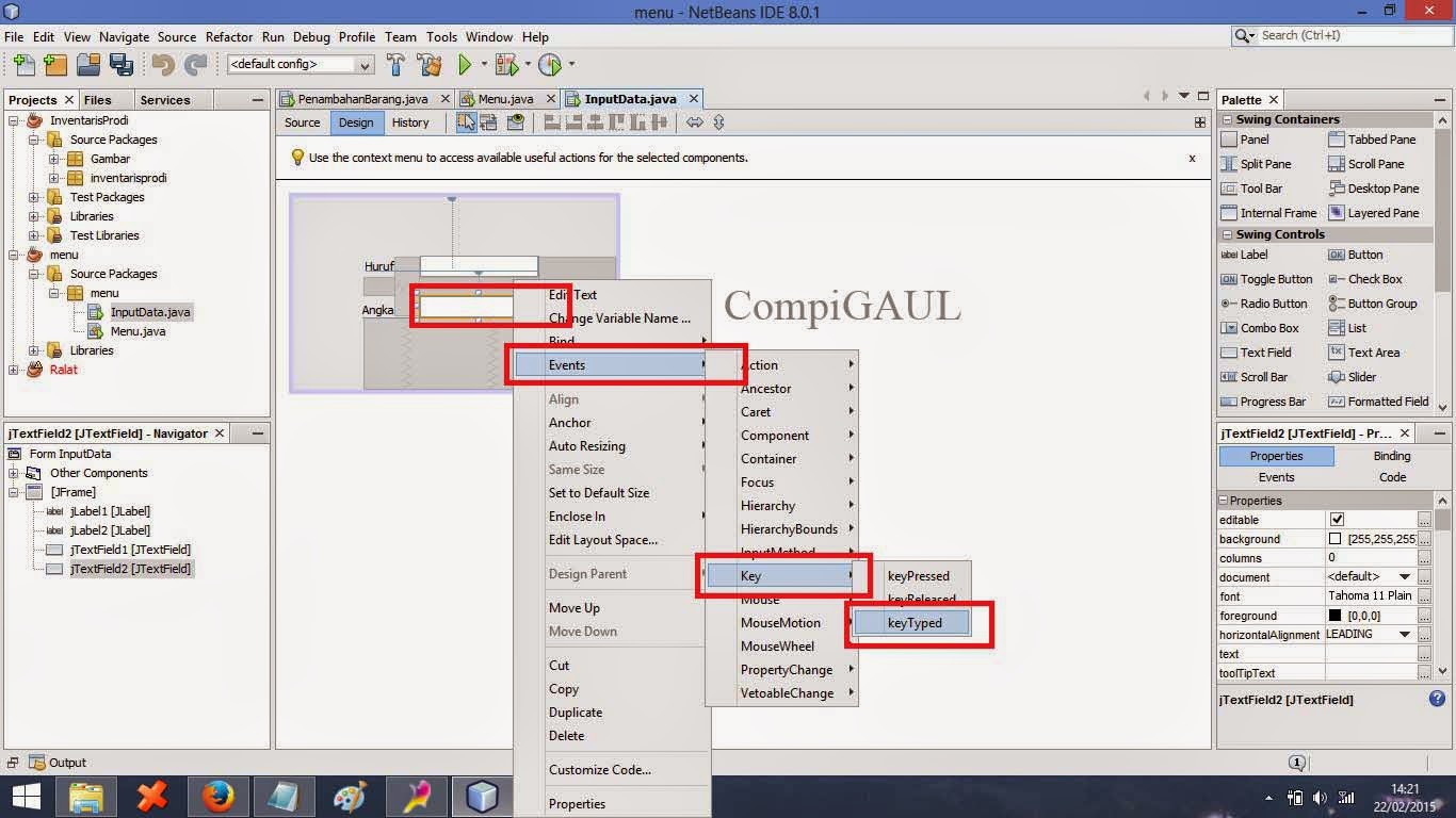 Diary Tugas dan Kuliah : Membuat Input JTextfield Hanya Huruf / Angka ... Diary Tugas dan Kuliah : Membuat Input JTextfield Hanya Huruf / Angka ...