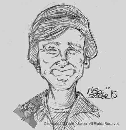 Mike Spicer Cartoonist / Caricaturist.: Alan Alda-Hawkeye Pierce