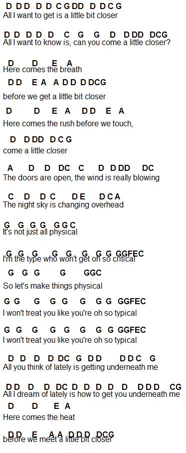 Flute Sheet Music: Closer