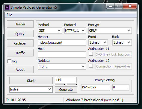 Simple Payload Generator v5 by zal rie - idrisforsakens