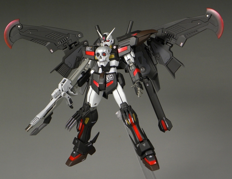 GUNDAM GUY: HGBF 1/144 Crossbone Gundam Crow - Custom Build
